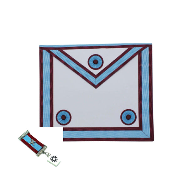 Masonic Regalia Mark Master Masons Set Apron, Collar, Jewel, Gloves BR ...
