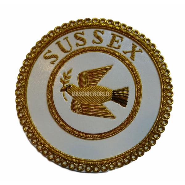 Masonic Regalia Craft Provincial Full Dress Apron Badge Sussex Brand N ...