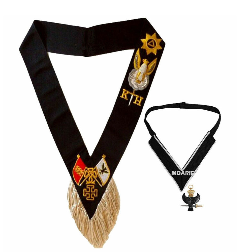 Masonic Regalia Masonic Rose Croix 30TH Degree Hand Embroidered Sash N ...